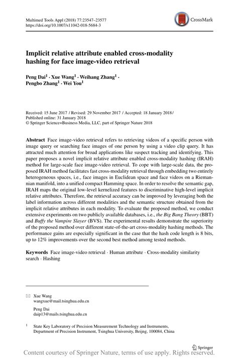 Implicit Relative Attribute Enabled Cross Modality Hashing For Face Image Video Retrieval