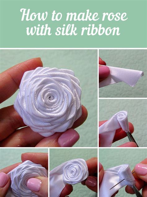 Делаем крученую розу из атласной ленты Мастер Классы в журнале Ярмарки Мастеров Изготовление