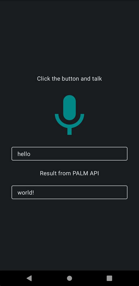 Using Palm Api Inside Android Written By George Soloupis Ml And By