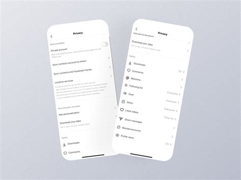 Privacy Setting Mobile App Ui By Ui Ants On Dribbble