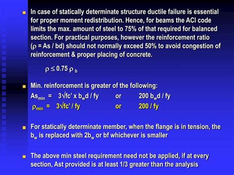 PPT DESIGN OF BEAM AS PER ACI CODE PowerPoint Presentation Free Download ID 3206339