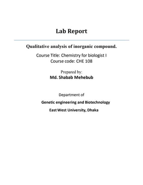 Cation Qualitative Analysis Pptx Chemistry Science