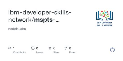 Github Ibm Developer Skills Networkmspts Nodejslabs Nodejslabs