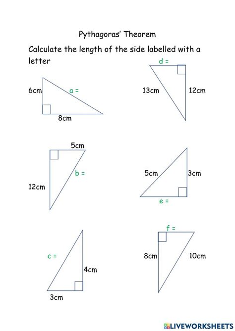 Pythagorean Theorem Math Fun Worksheets Worksheets Library