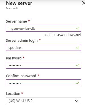 Setting Up Spotfire Database In Azure SQL Database Spotfire Spotfire Community