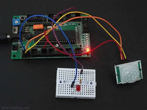 How To Interface Pir Motion Sensor With Avr Atmega16atmega32 Pantechai