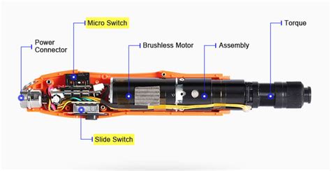 The Microswitch And Slide Switch In Electric Screwdriver