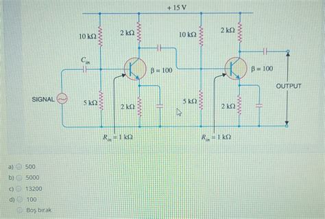 Solved What Is The Total Gain Of The Multistage Amplifier