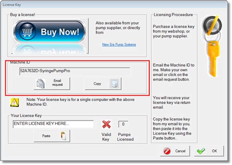 V1 License Key Installation Instructions Syringepumppro
