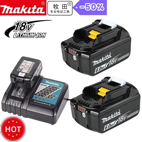 Литий-ионный аккумулятор Makita 18 В для Bl1850B | AliExpress