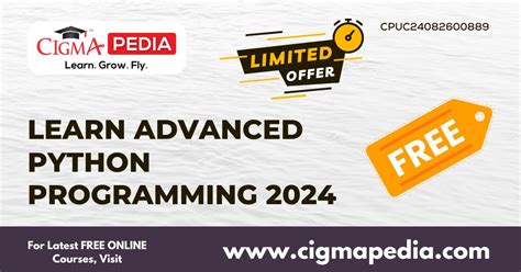 Learn Advanced Python Programming 2024 Free Udemy Course Cigma Pedia
