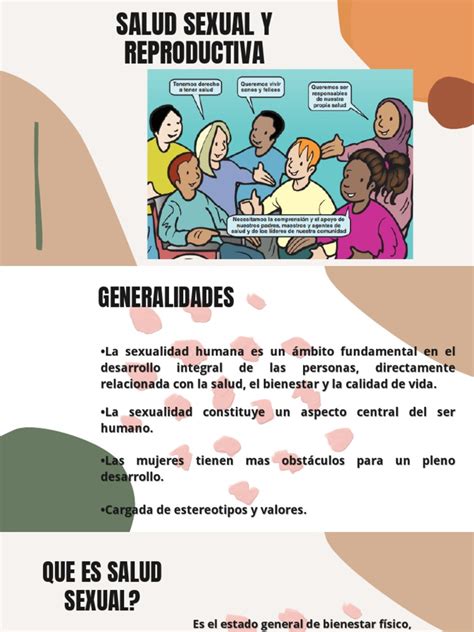 Diapositivas De Salud Sexual Y Reproductiva Pdf Infección