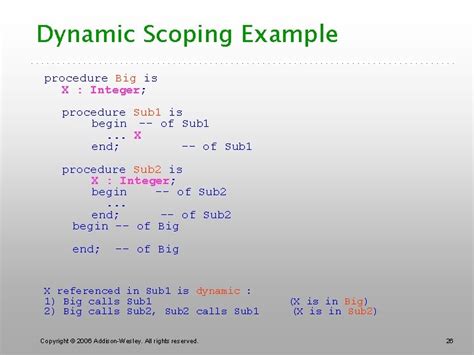Chapter 10 Topics The General Semantics Of Calls Chapter 10 Topics The General Semantics Of Calls