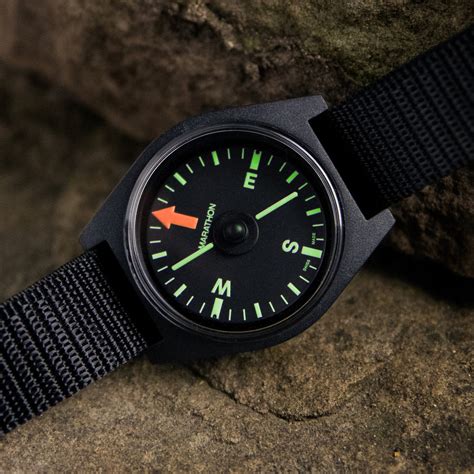 Glow In The Dark Unmounted Wrist Compass Marathon Watch