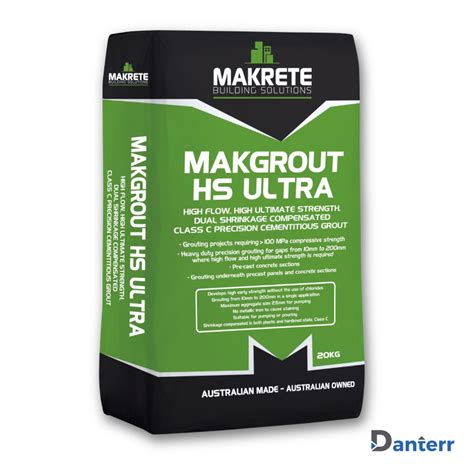 Grout Makrete Makgrout Hs Ultra 20kg Danterr