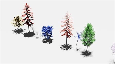 3d Model Tree Assets Vr Ar Low Poly Cgtrader