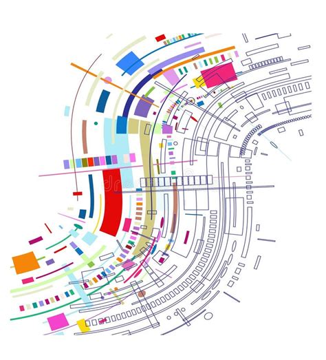 Abstract Technology Background With Lines Stock Illustration Illustration Of Idea Abstract