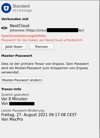 Nextcloud Sync Shows Wrong Password Cloud Sync Enpass Discussion Forum