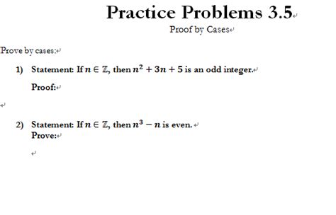 solved prove by cases statement if n elementof z then n 2