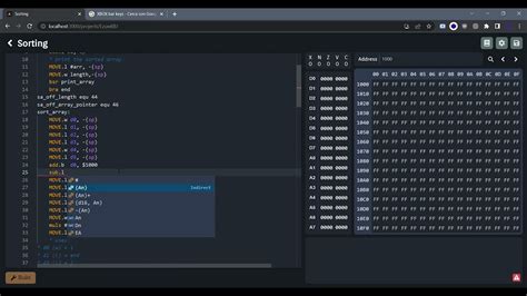 Intellisense And Code Completion Demo For M68k Assembly In Asm Editor