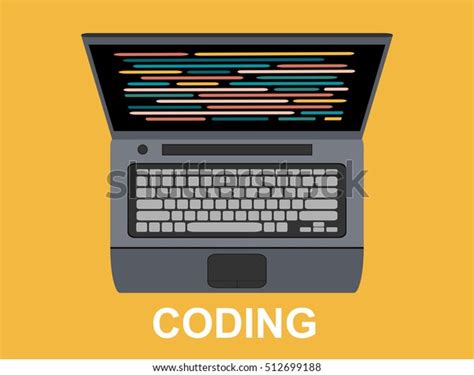 Programming Web Development Concept Code On Stock Vector Royalty Free