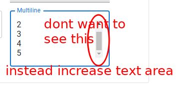 Material Ui Reactjs TextField Multiline How To Show Minimum Number