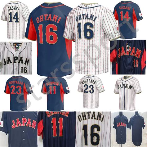 Japan Baseball Jersey Ohtani Darvish Suzuki Sasaki Nootbaar