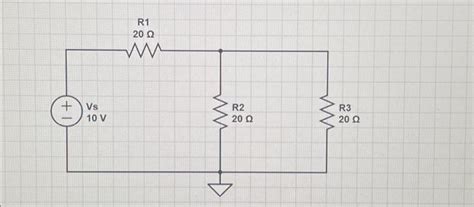 Solved Calculate The Values Of I1 I2 And I3 1 Vs 10 V R1