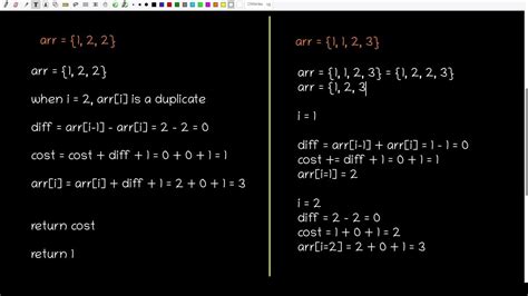 make array elements unique geeksforgeeks problem of the day youtube