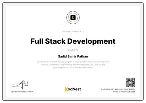 Excited To Share A Milestone 📜 🌟 I Have Successfully Completed My Six
