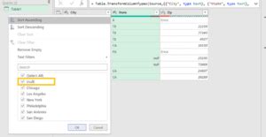How To Remove Or Replace Null Values In Excel Power Query