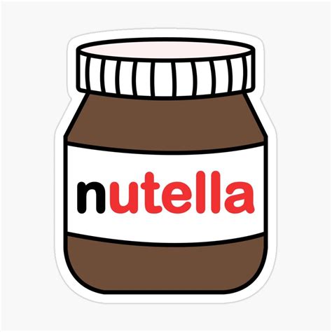 Nutella Cute Sticker Artofit