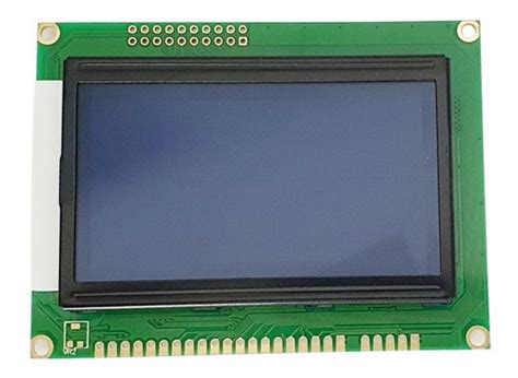 Display Lcd x Gráfico Backlight Azul Para Arduino Pic Smartcomp Componentes Eletrônicos