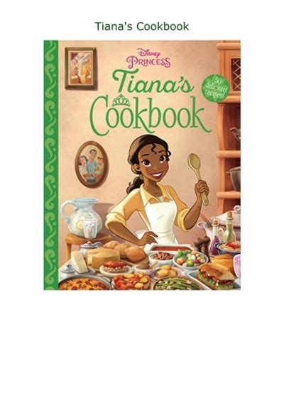 Tianas Cookbook Tianas Cookbook
