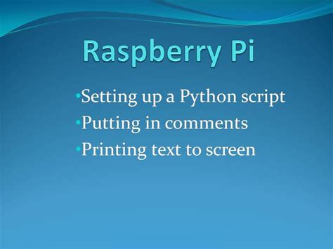 6 Raspberry Pi Printing Hello World On Screen Youtube