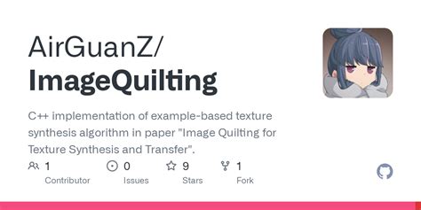Github Airguanzimagequilting C Implementation Of Example Based Texture Synthesis Algorithm