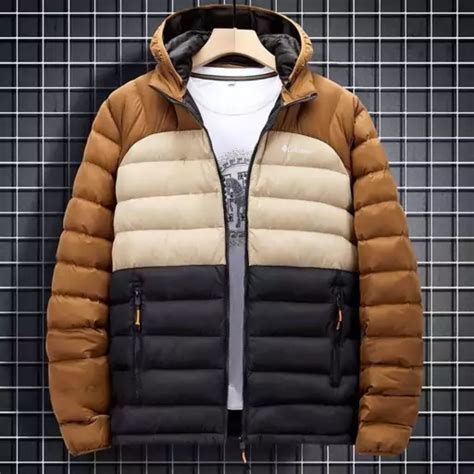 خرید و قیمت کاپشن مردانه طرح پر رنگبندی جذاب از غرفه پوشاک آنلاین قشم