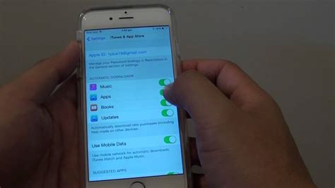 IPhone 6 How To Enable Disable Automatic Download Of Music Apps Books From ITunes Or