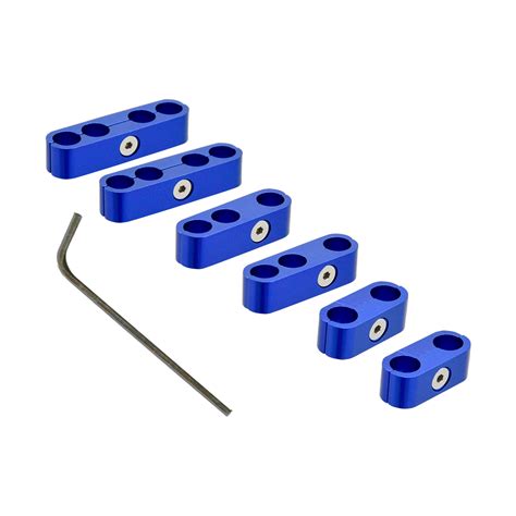 7337bl Wire Separator Kit Race Style 8mm To 9mm Blue Aluminum