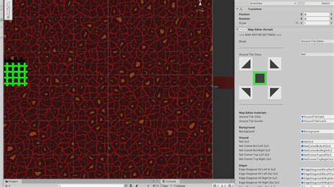 Created Base For A Custom Map Editor To Manipulate Ground Tiles And To