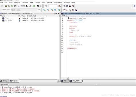 Modelsim使用方法modelsim使用教程 Csdn博客