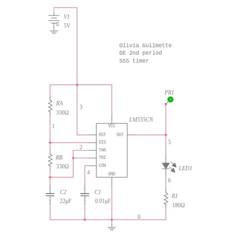 Clock Signals Timer Circuit Multisim Live