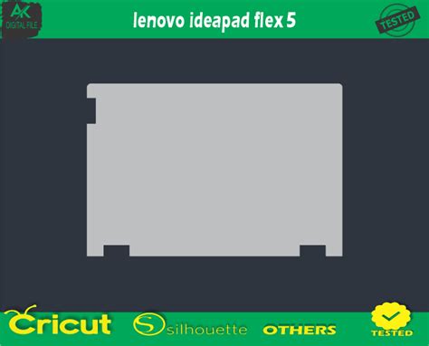 Lenovo Ideapad Flex Skin Vector Template