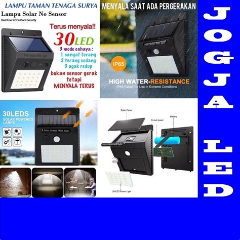 Jual Lampu Led Tenaga Surya Taman Shopee Indonesia