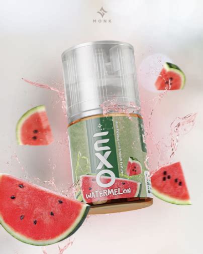 liquid monk exo watermelon 3mg 60ml by monk cloud vapeku88