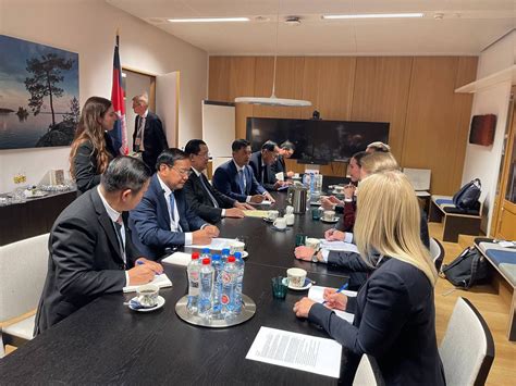 សម្ដេចតេជោ ហ៊ុន សែន អញ្ជើញជួបពិភាក្សាការងារជាមួយ នាយករដ្ឋមន្ត្រី ហ្វាំងឡង់ នគរដ្រេហ្គន