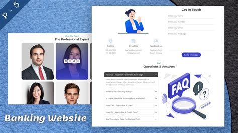 Responsive Banking Website Design Theme Using Htmlcssjs From Scratch