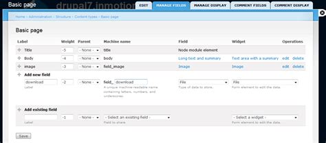 How To Add A Download Field In Drupal 7 Inmotion Hosting