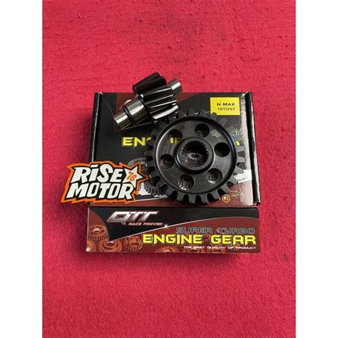 Jual Gear Ratio Qtt Nmax 10 25 Shopee Indonesia