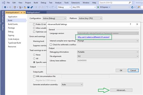 Asp Net Mvc How Do I Get Visual Studio View Editor And Pre Compiler To Use C Stack Overflow